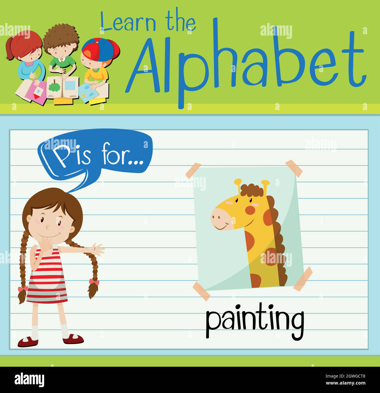 Alphabet letters painting hi-res stock photography and images - Alamy