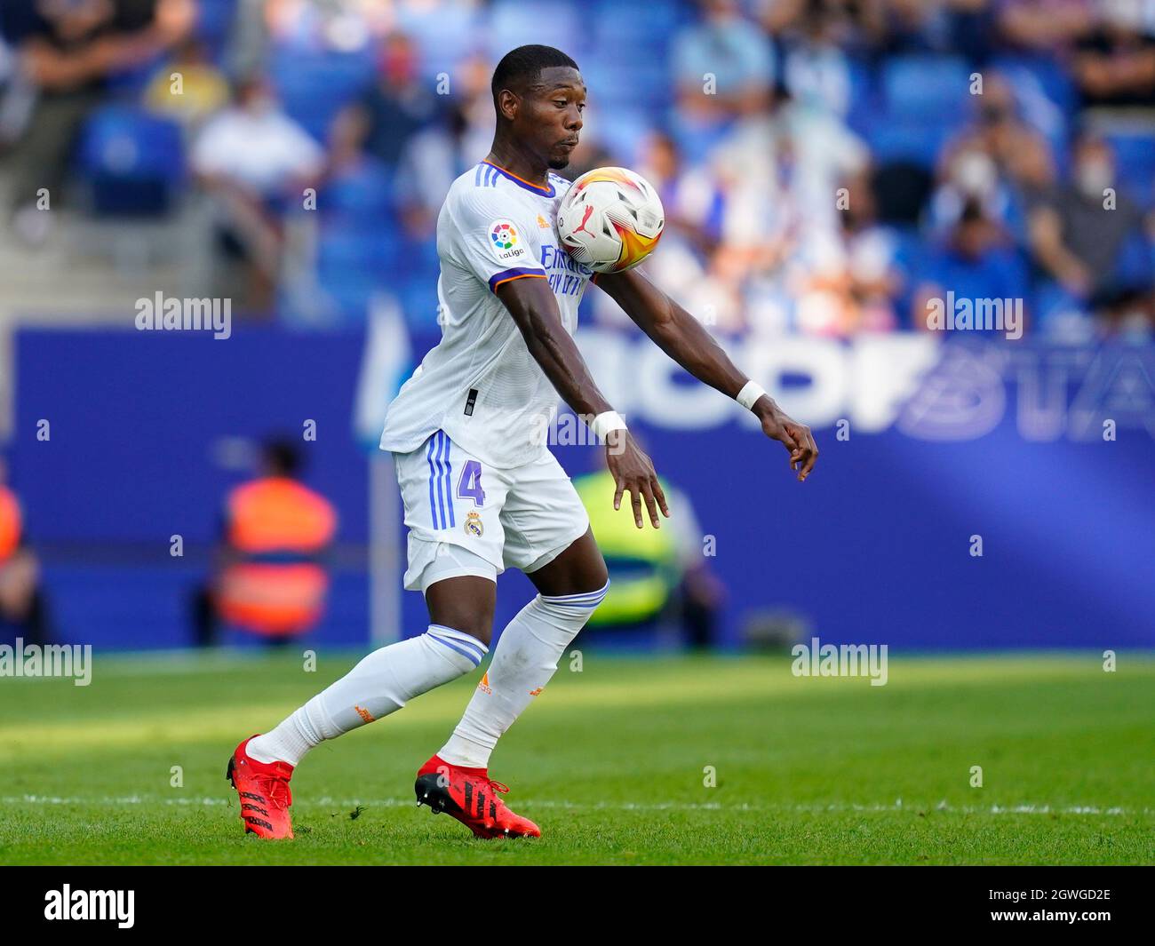 David Alaba of Real Madrid during the La Liga match between RCD ...