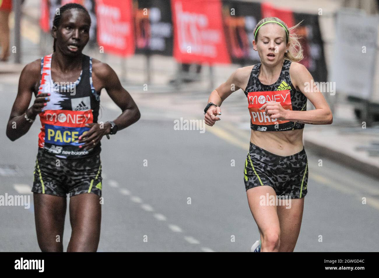Elite women marathon runner elite long distance runner hi-res stock ...