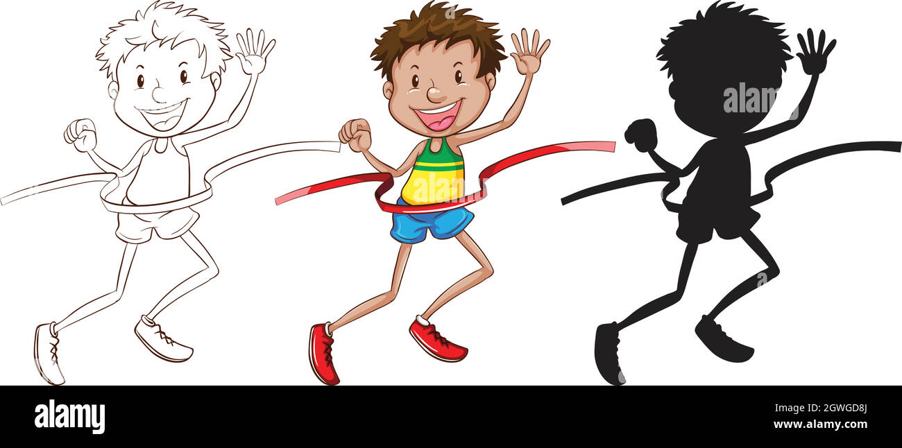 Winning shadow Stock Vector Images - Alamy