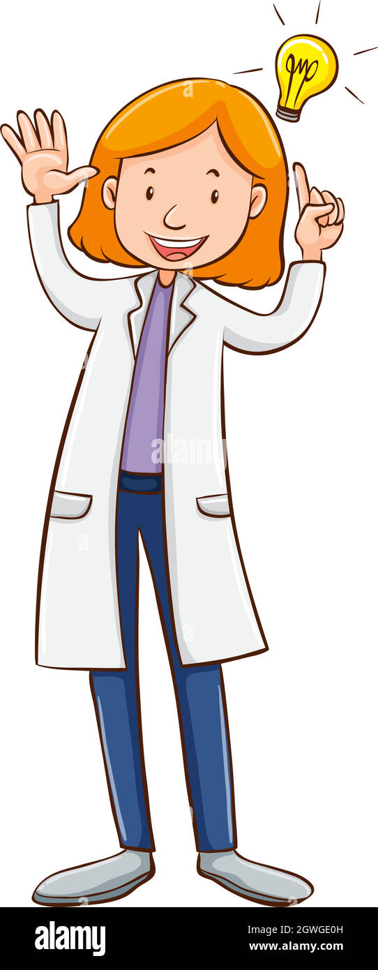 Clip art scientist hi-res stock photography and images - Alamy
