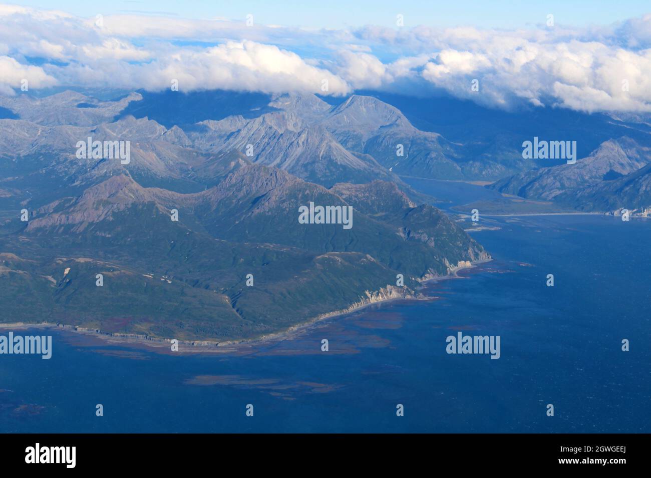Alaska coast on Cook Inlet Stock Photo - Alamy