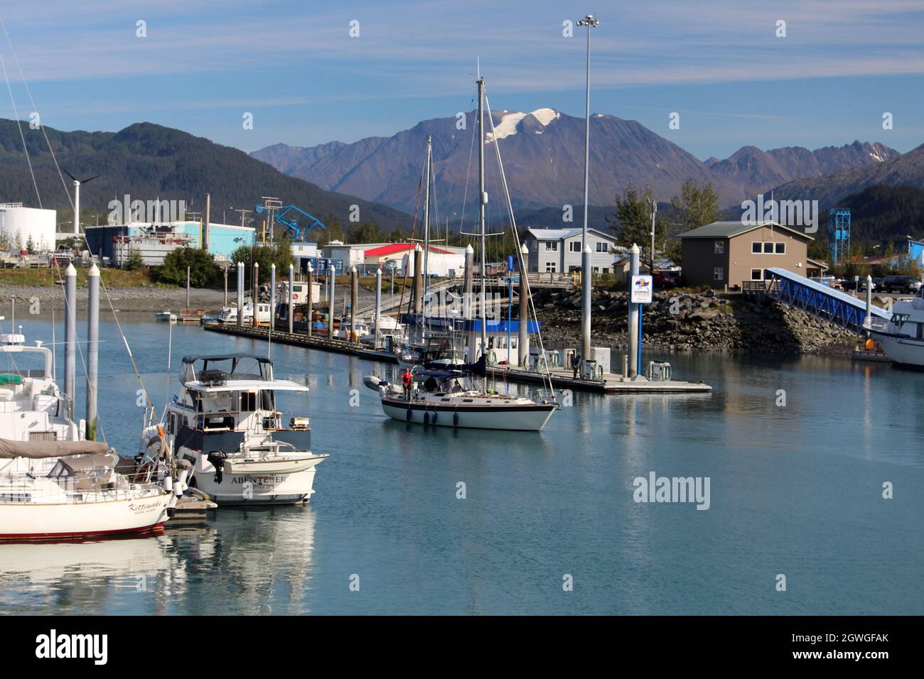 Boats in the port of seward hi-res stock photography and images - Alamy