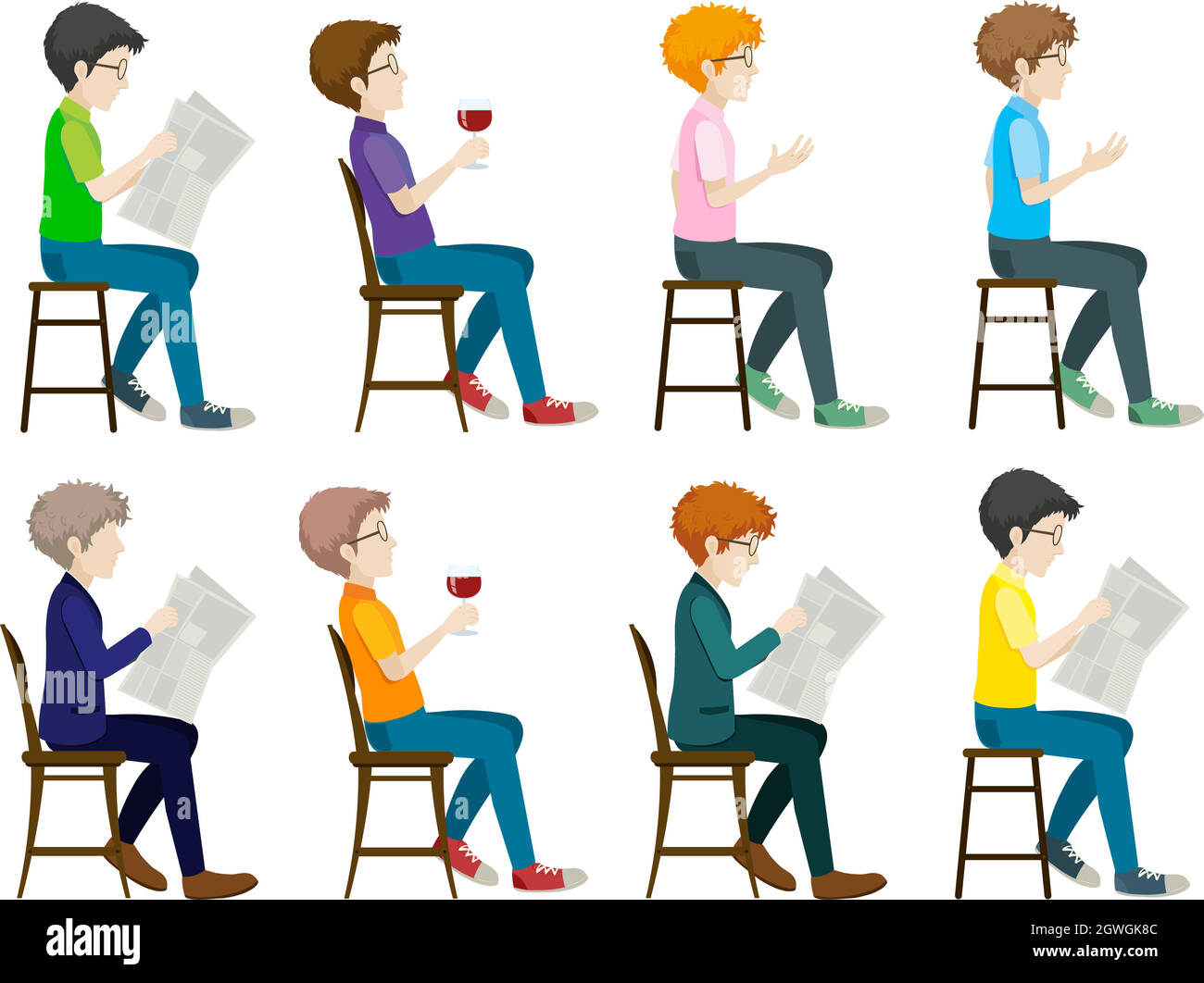 Series chair Cut Out Stock Images & Pictures - Alamy