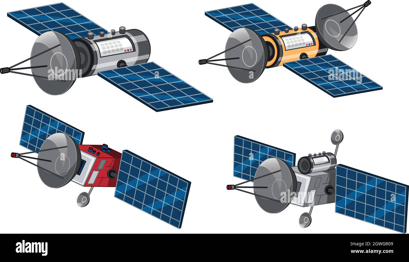 Set space clip art Stock Vector Images - Alamy