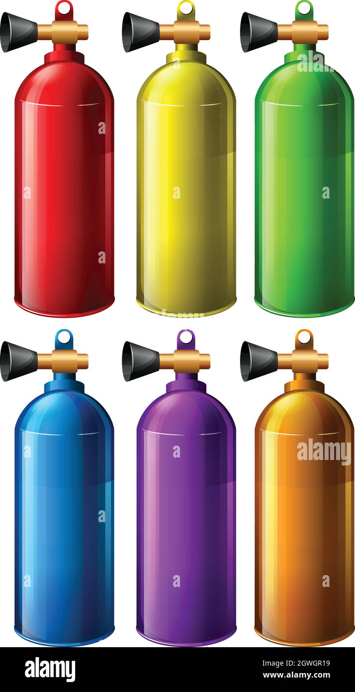 Oxygen tank Stock Vector Images - Alamy