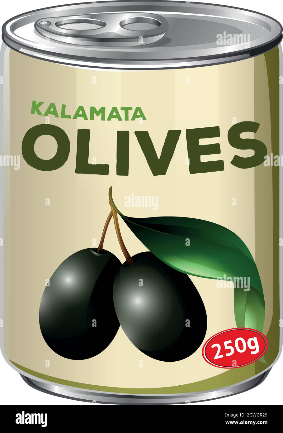 Kalamata olives Stock Vector Images - Alamy