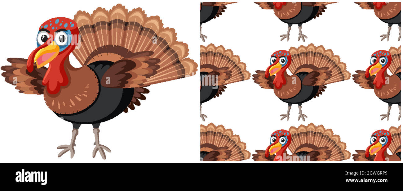 Alive turkey Stock Vector Images - Alamy