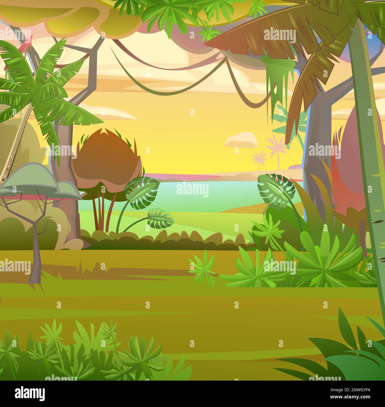 Dawn leaves Stock Vector Images - Alamy