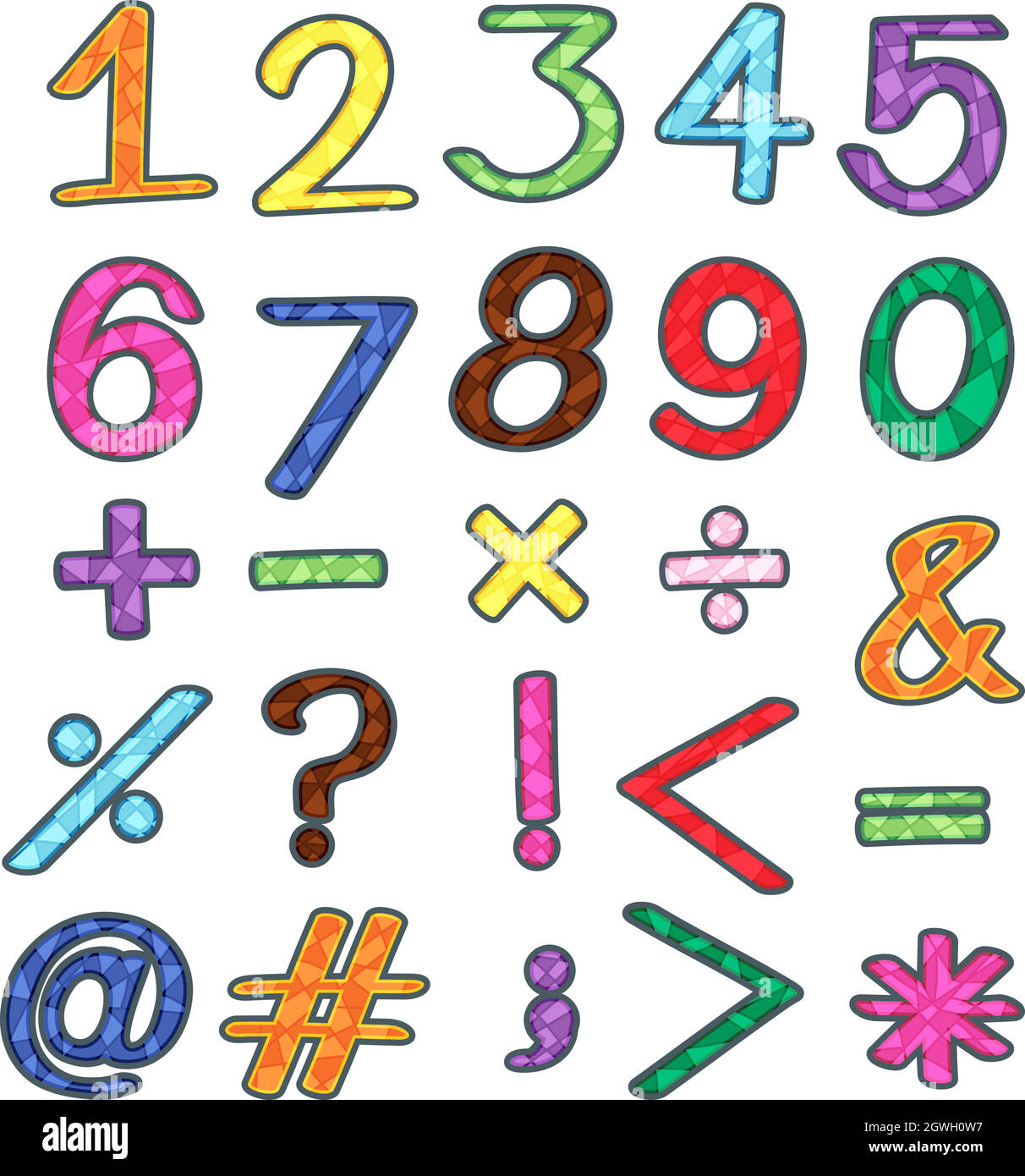 Fundamental number for division Stock Vector Images - Alamy