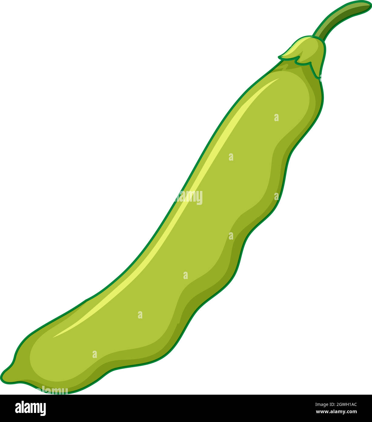 One single bean Stock Vector Images - Alamy