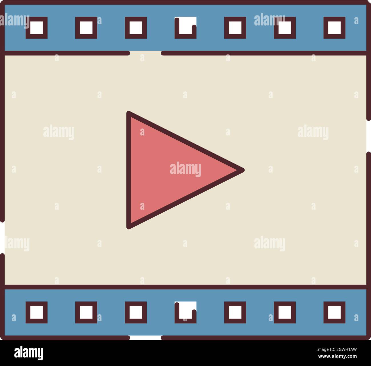 media player template Stock Vector Image & Art - Alamy