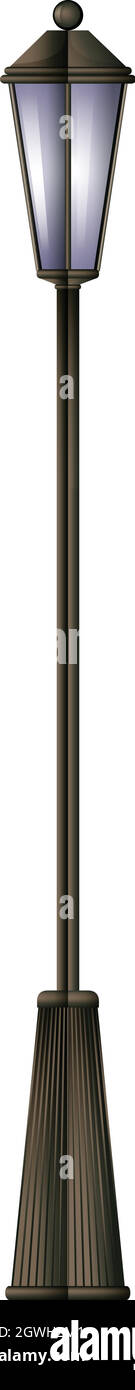 Street lamp post building Stock Vector Images - Alamy