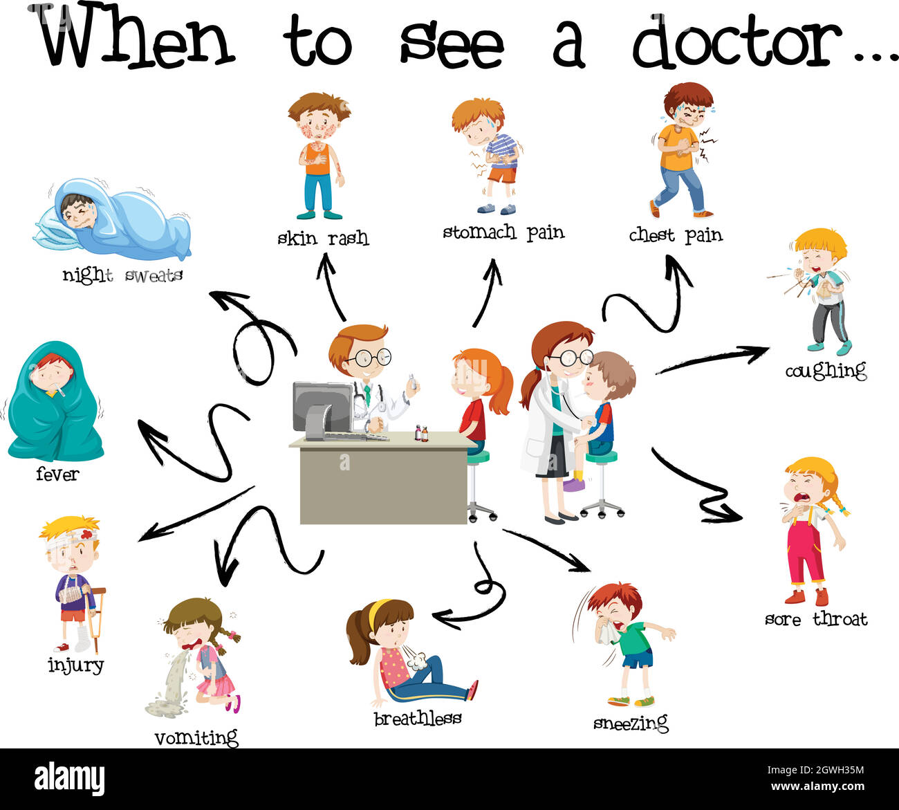 Educational medical graphic hi-res stock photography and images - Alamy