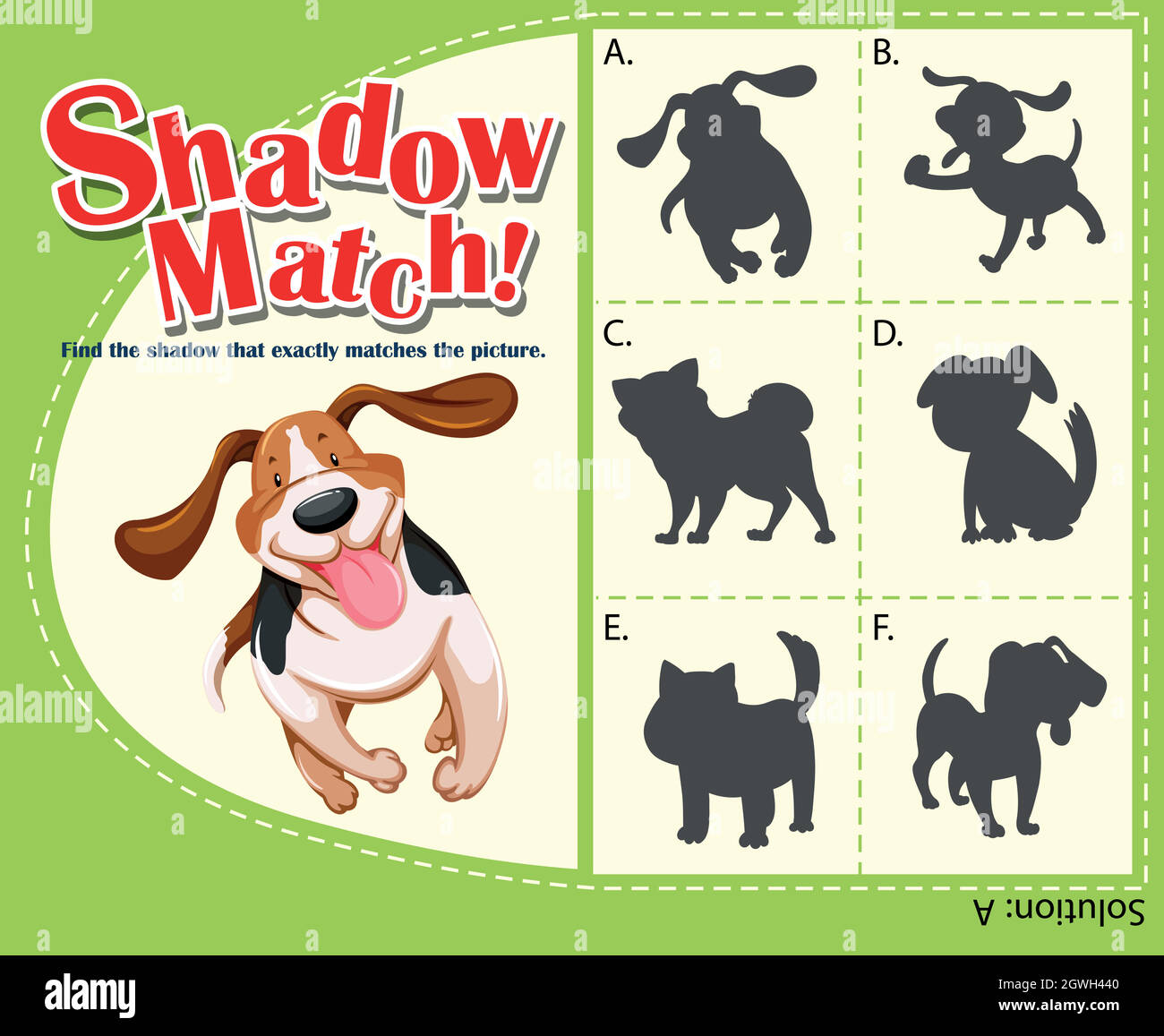 Fun with shadow Stock Vector Images - Alamy