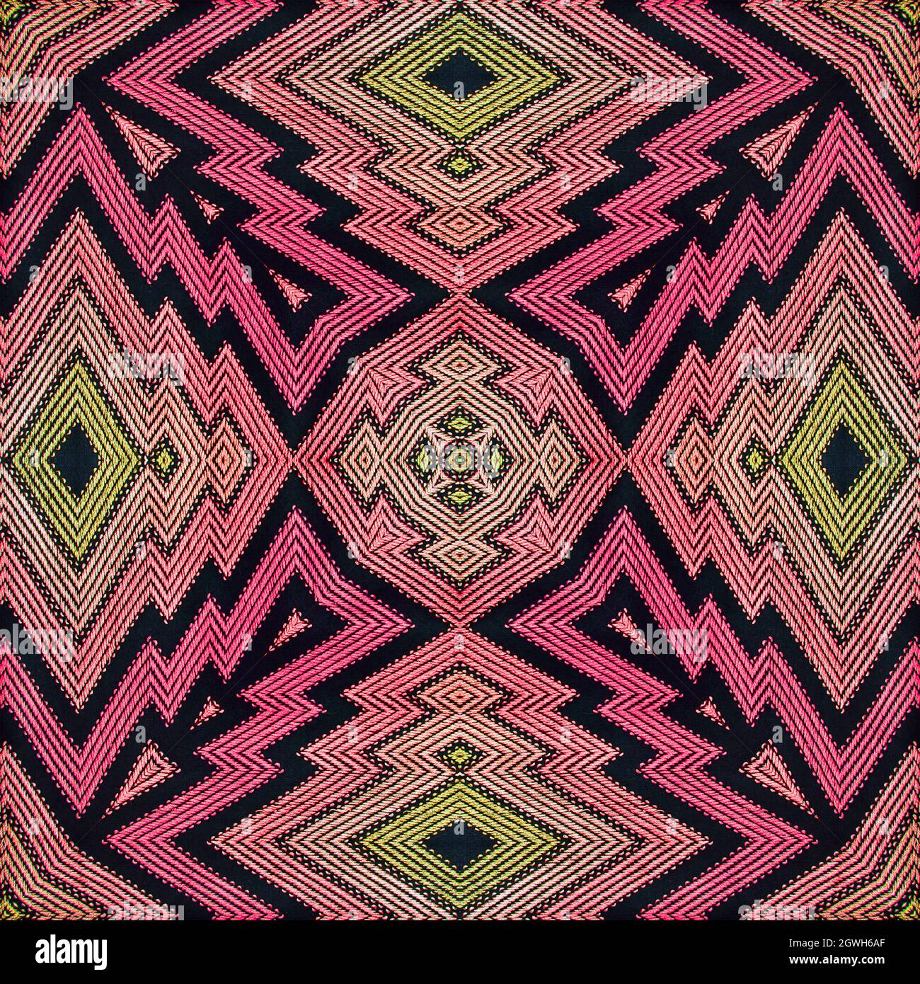 Abstract background pattern made from sarong pattern, endless pattern ...