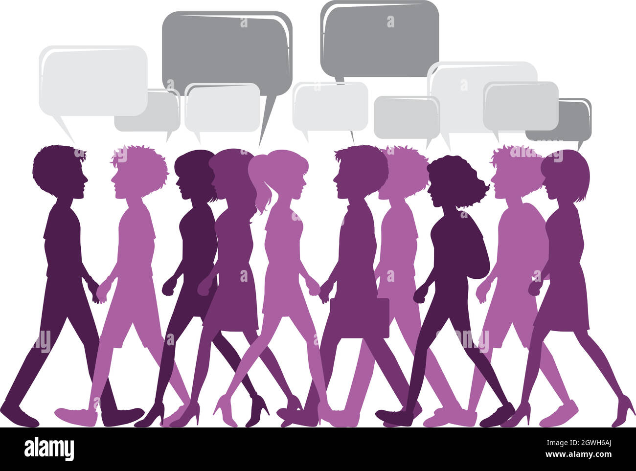 Walking space Stock Vector Images - Alamy