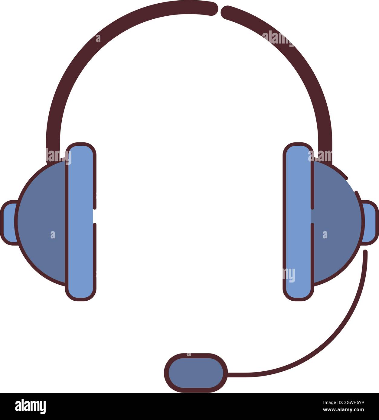 headset communicator device Stock Vector Image & Art - Alamy