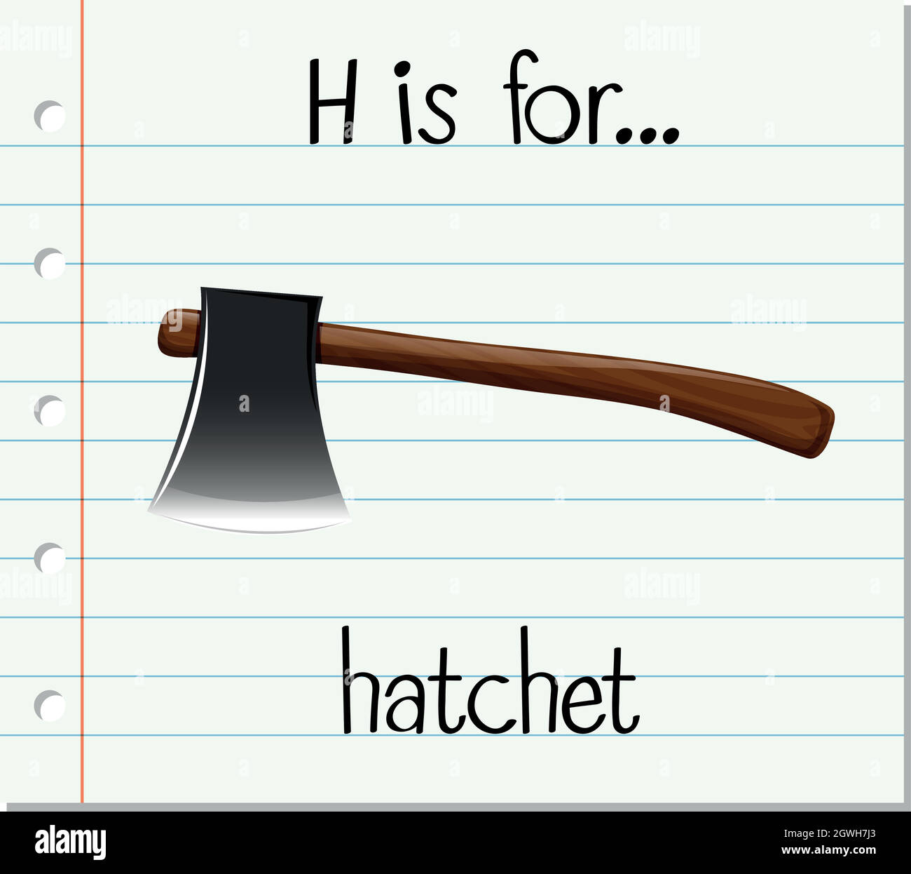 Axe alphabet Stock Vector Images - Alamy