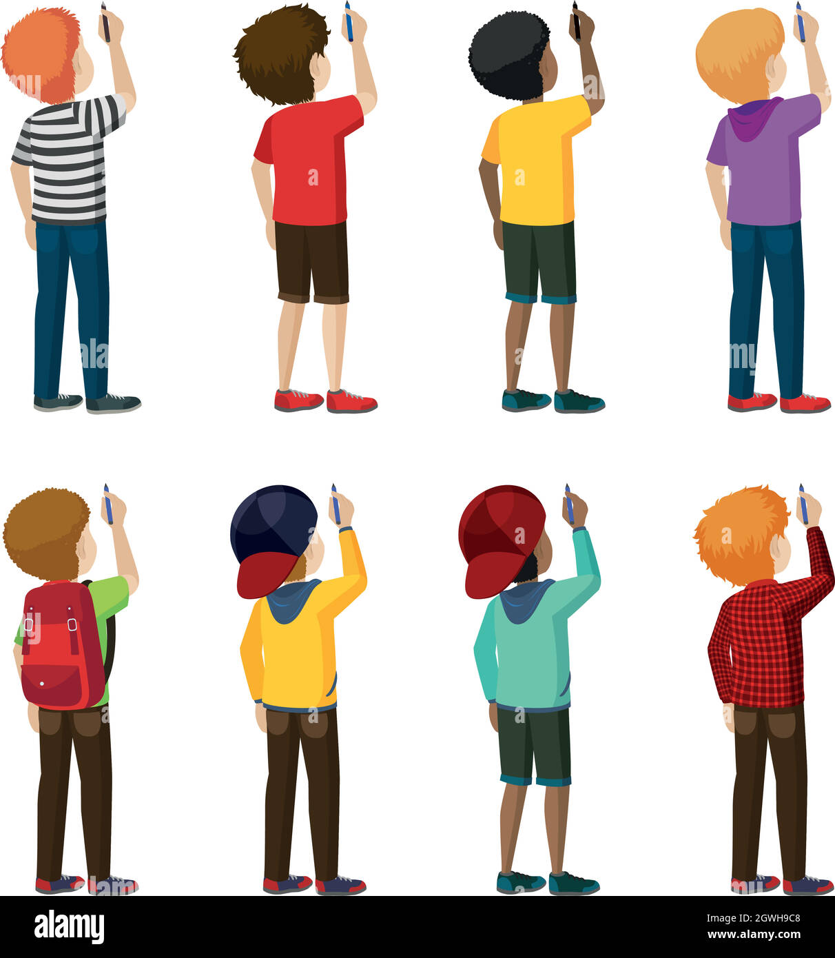 Cap less Stock Vector Images - Alamy