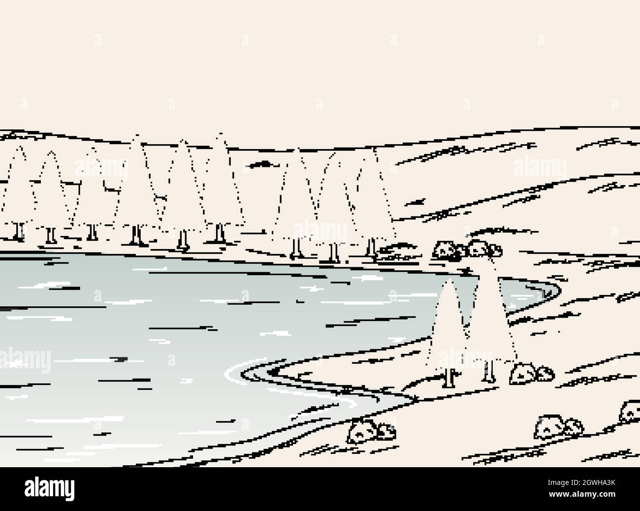 Scene sketch hi-res stock photography and images - Alamy