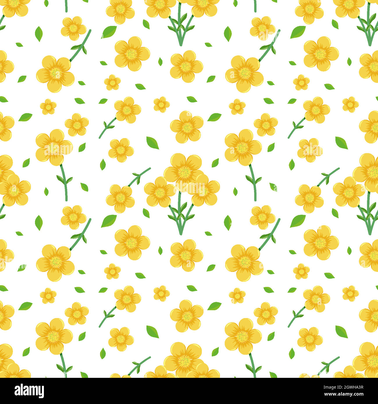 Minute floral decoration Stock Vector Images - Alamy