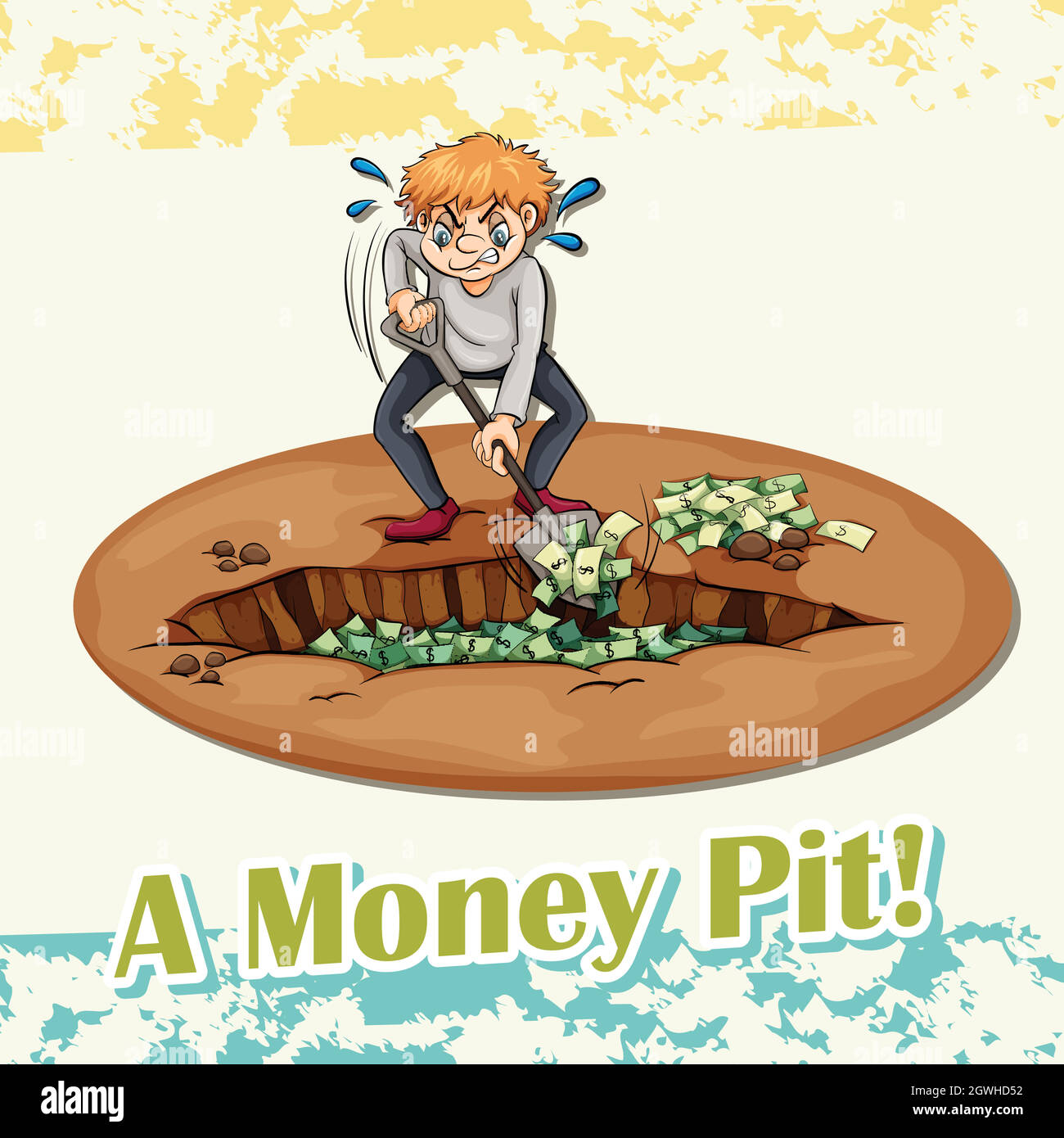 Old saying money pit Stock Vector Image & Art - Alamy