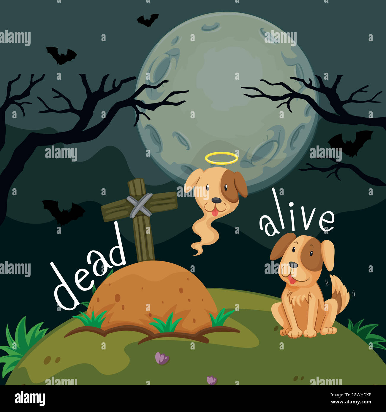 Garden of words Stock Vector Images - Alamy