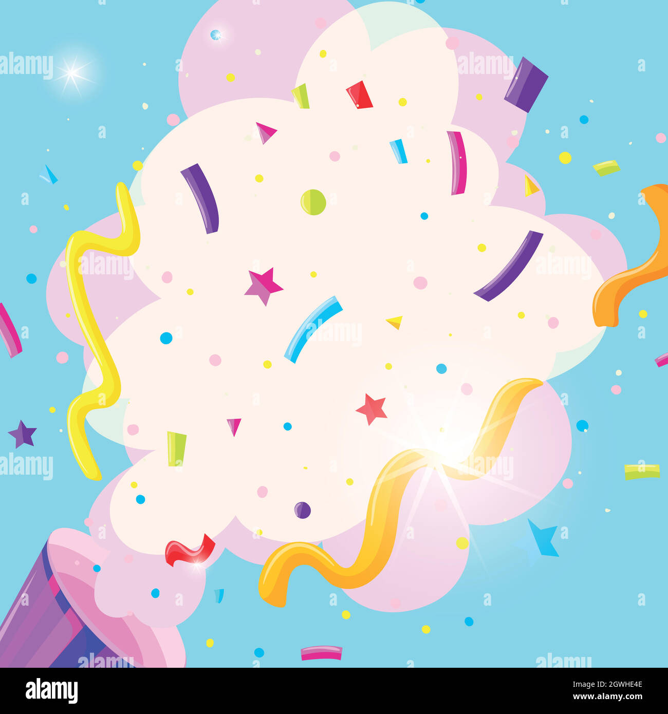 Background template with party element Stock Vector Image & Art - Alamy