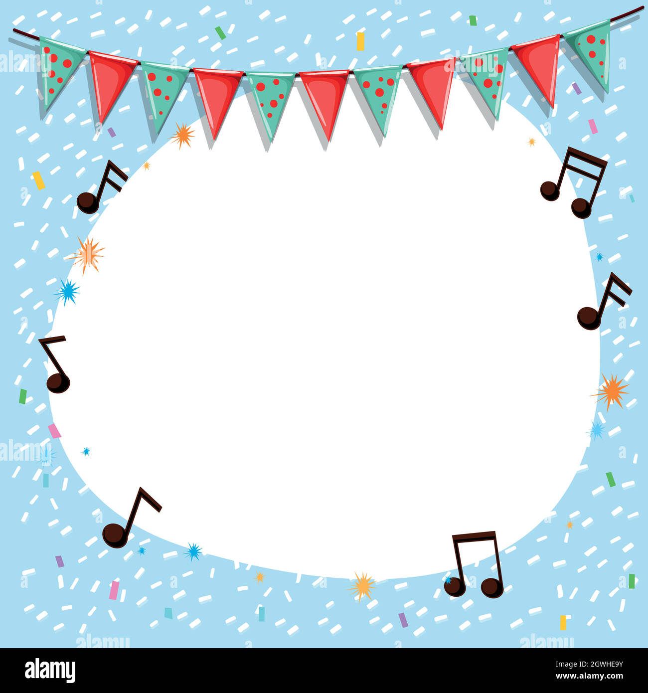 Music Note Border Clip Art Christmas Music Notes Border Clip Art Red