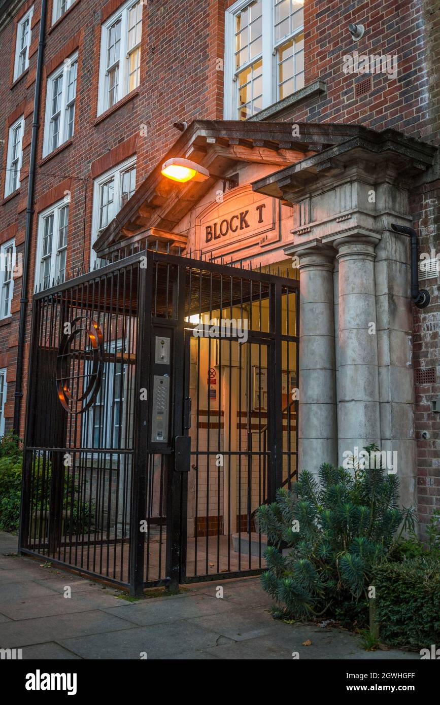 Peabody Estate social housing, Hammersmith, London, England, UK Stock ...
