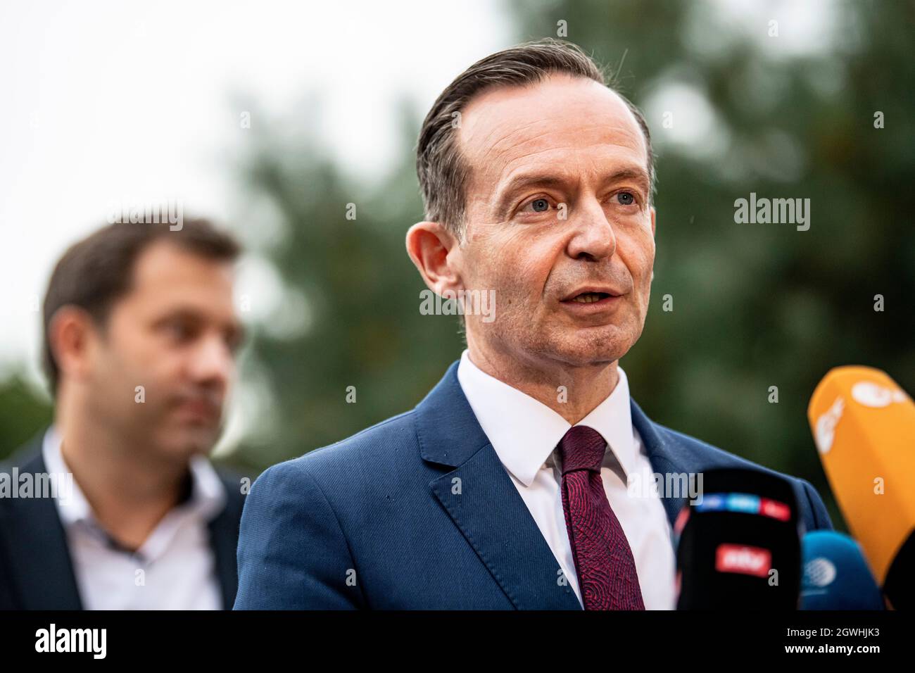 Berlin, Germany. 03rd Oct, 2021. Volker Wissing (FDP), Secretary ...
