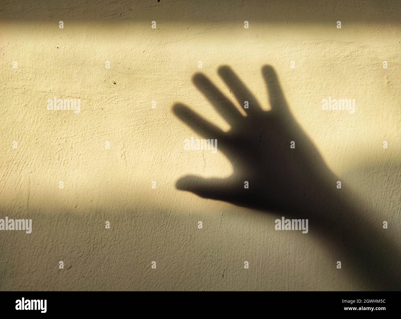 Handprint on glass hi-res stock photography and images - Alamy