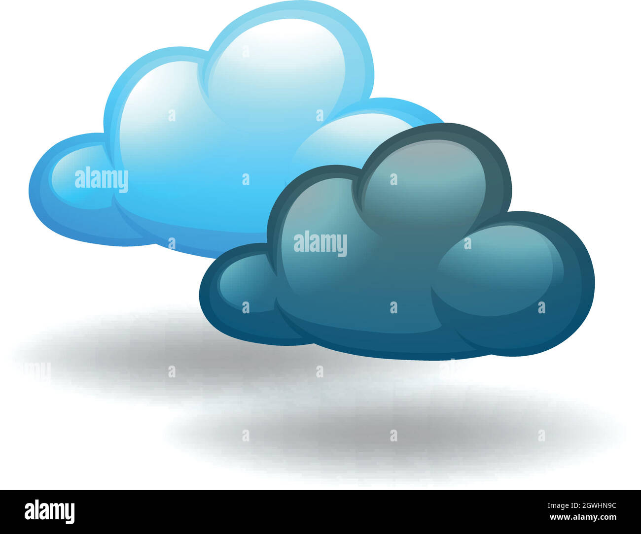 Weather cloudy Cut Out Stock Images & Pictures - Alamy