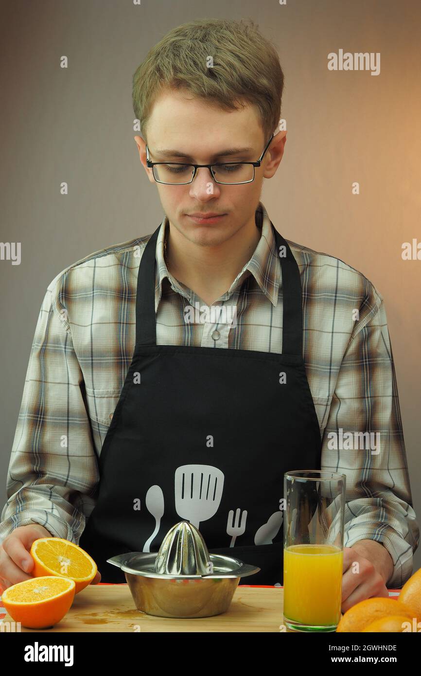 Man squeezed face hi-res stock photography and images - Alamy