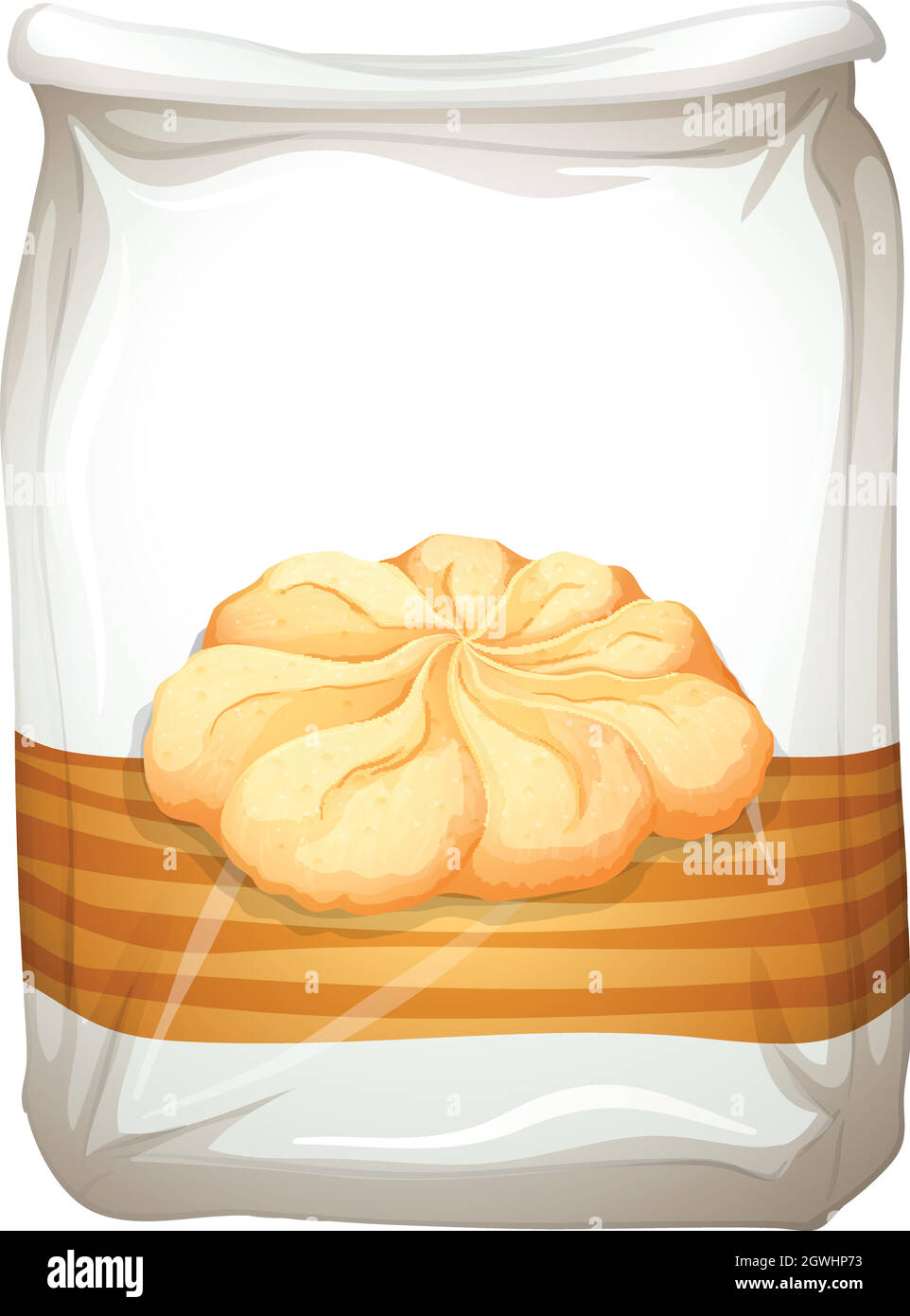 Bag of butter cookies Stock Vector Image & Art - Alamy