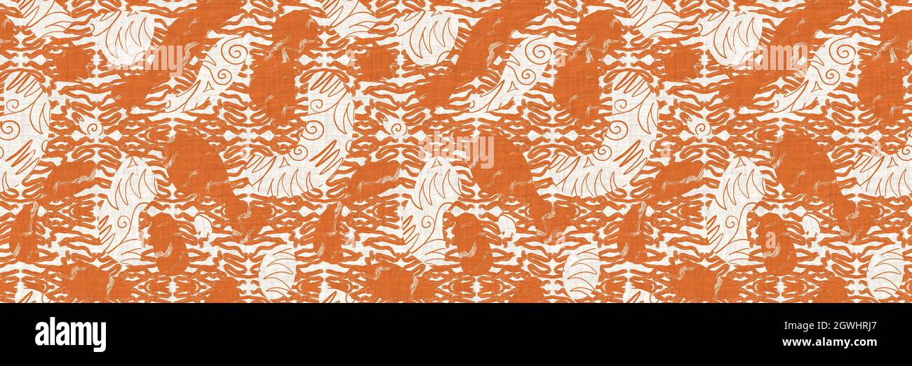 Seamless two tone hand drawn brushed effect pattern border swatch Stock ...