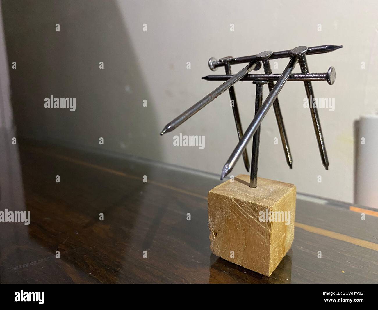 Nail puzzle hi-res stock photography and images - Alamy