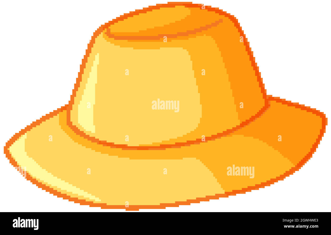 Yellow hat ladies Stock Vector Images - Alamy