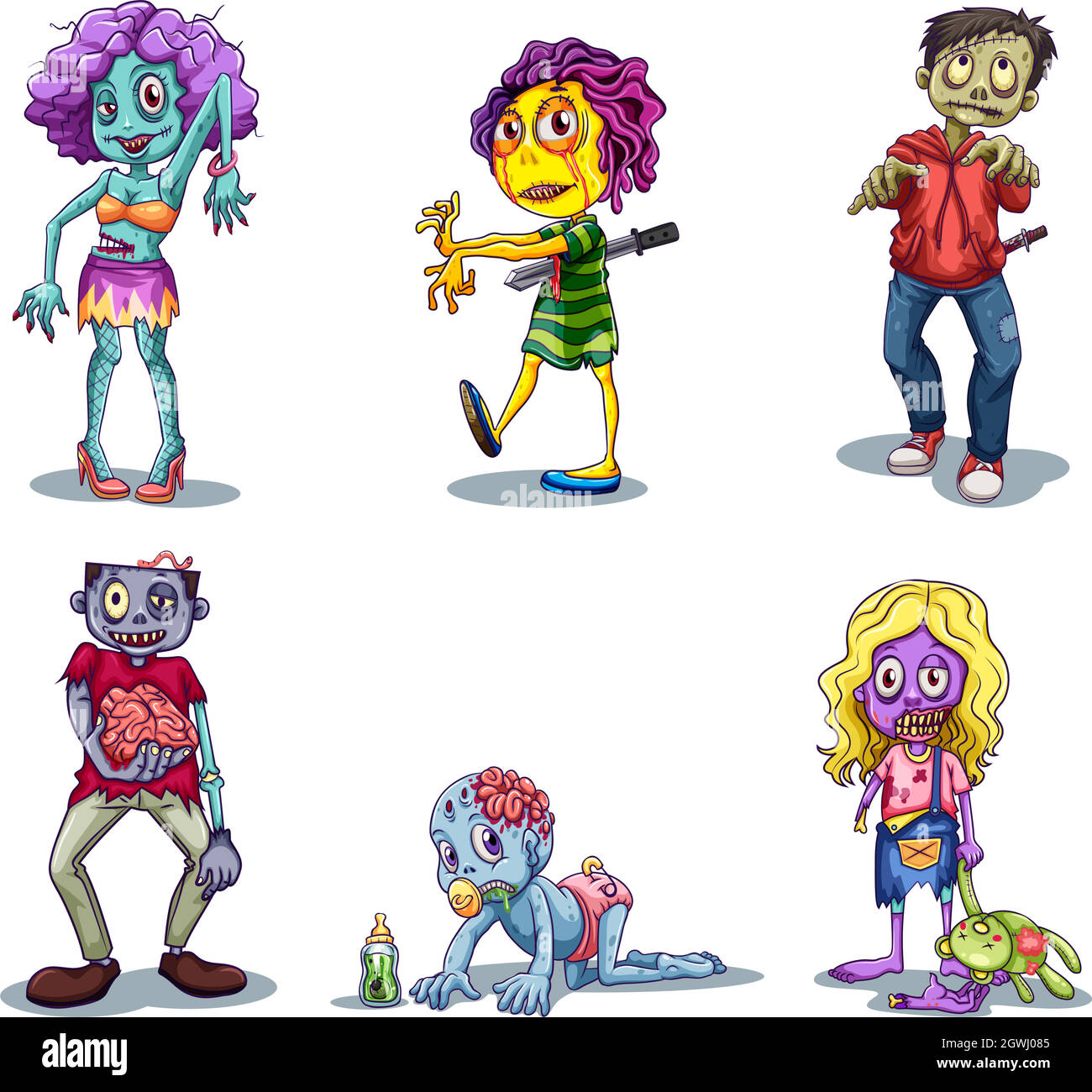 Child knife danger Stock Vector Images - Alamy