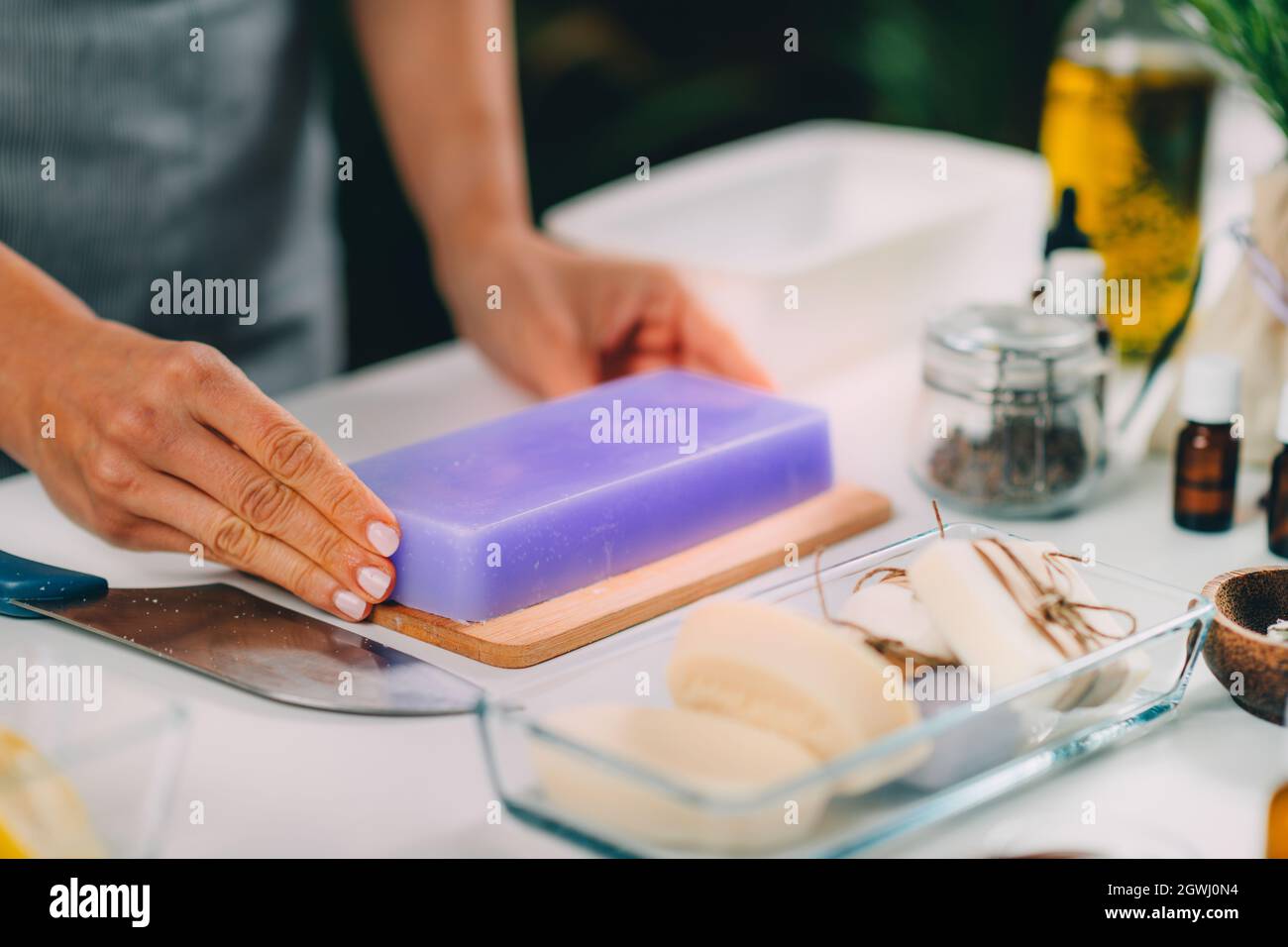 Process Soap Making High Resolution Stock Photography and Images - Alamy
