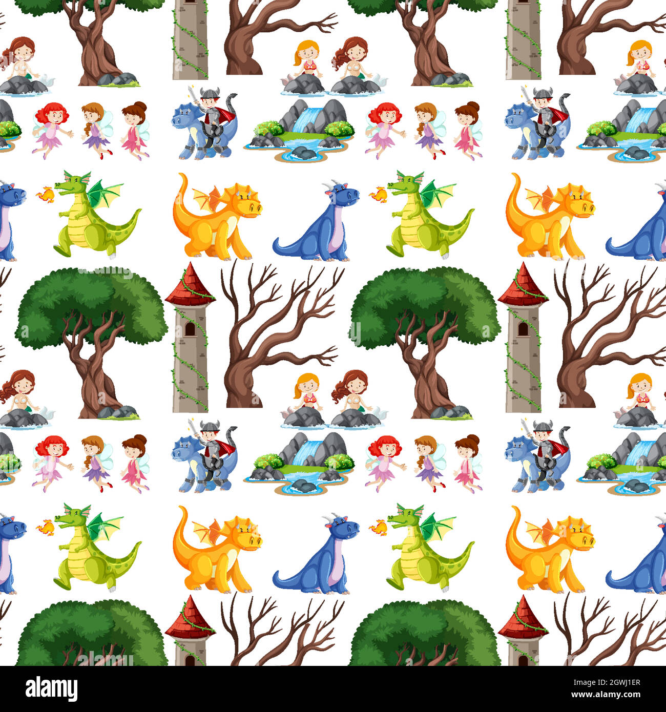 Little mermaid castle Cut Out Stock Images & Pictures - Alamy