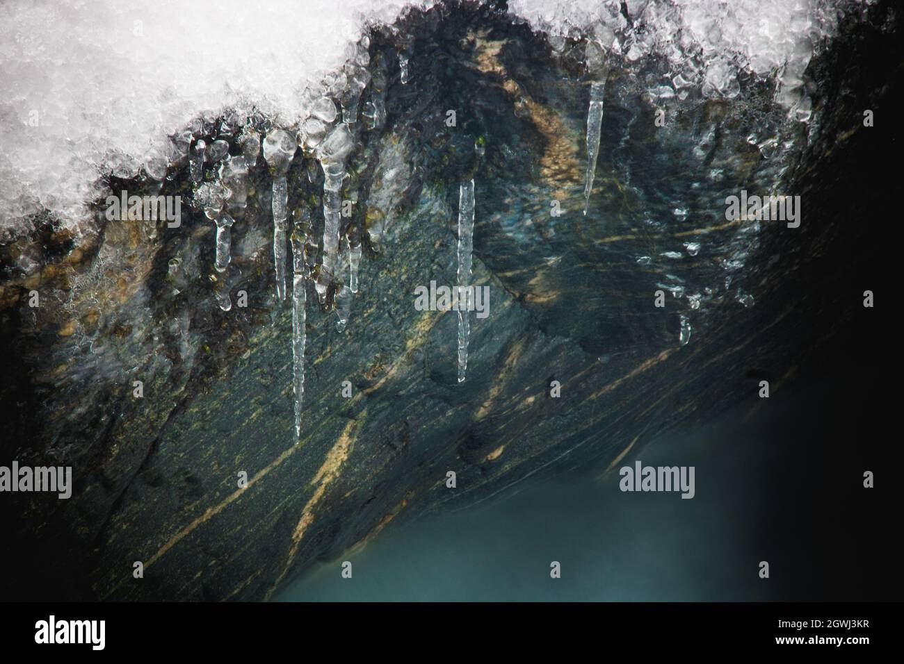 Underwater ice stalactites hi-res stock photography and images - Alamy