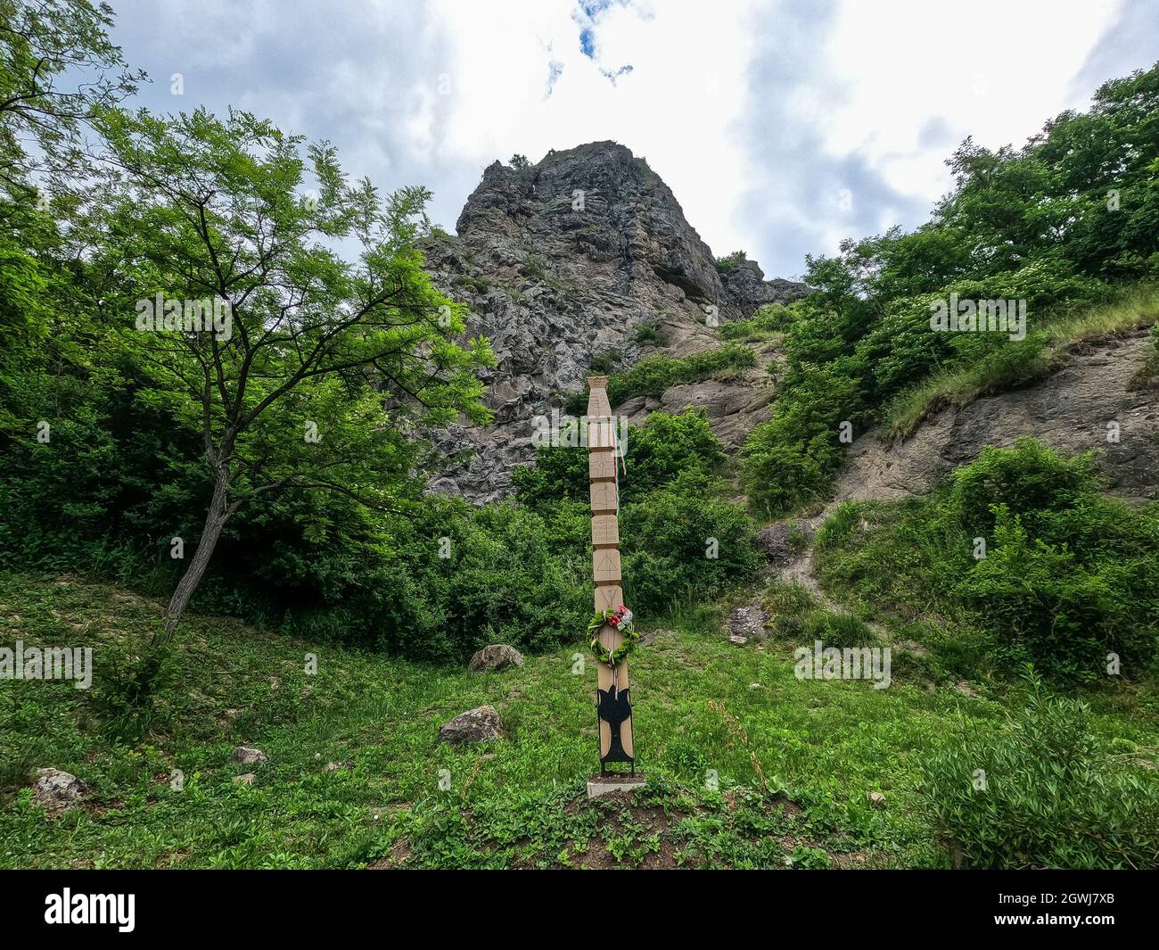 A view of Sovi castle in Surice village in Slovakia Stock Photo - Alamy