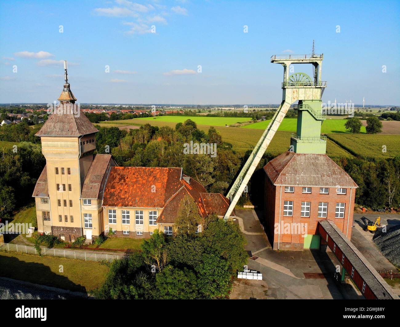 Schacht Bergmannssegen in Lehrte Stock Photo - Alamy