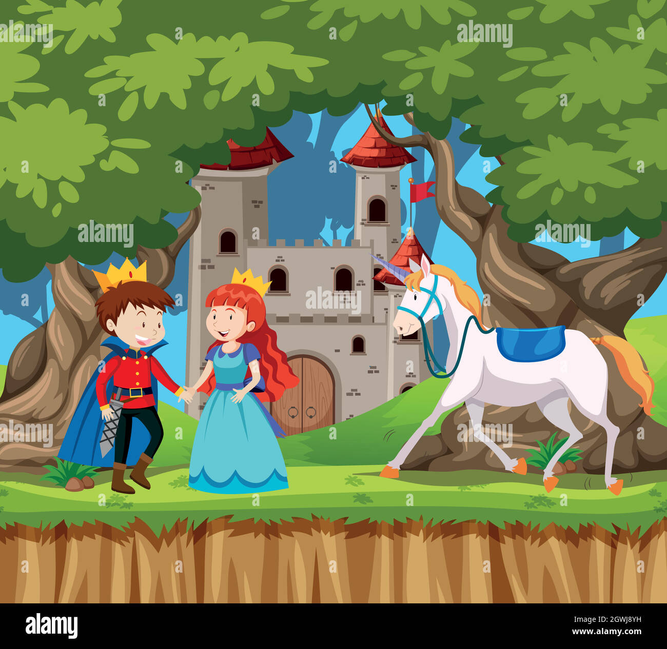 A fairy tale story Stock Vector Image & Art - Alamy