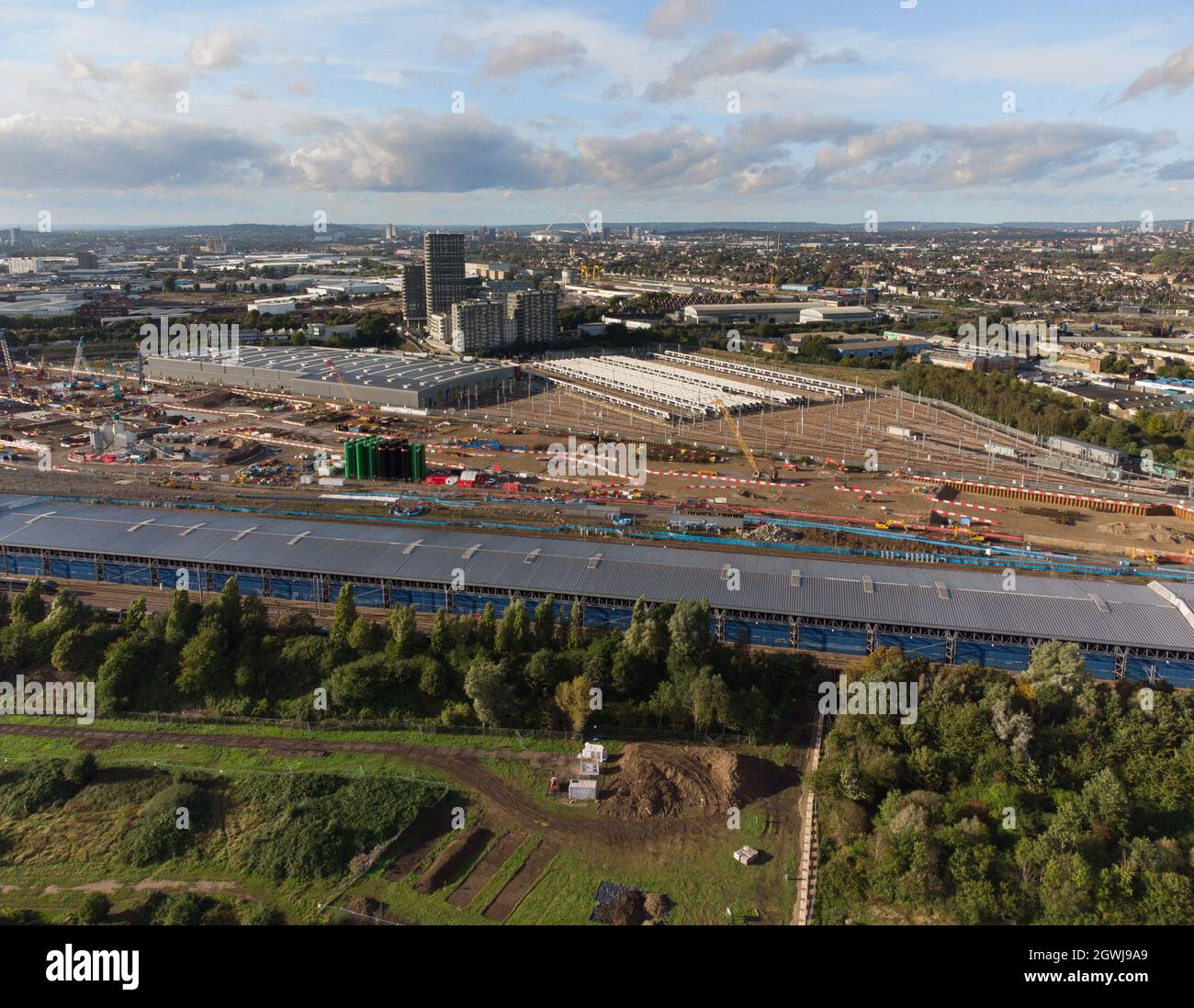 Hitachi North Pole Train Maintenance Centre, Old Oak, London, England ...