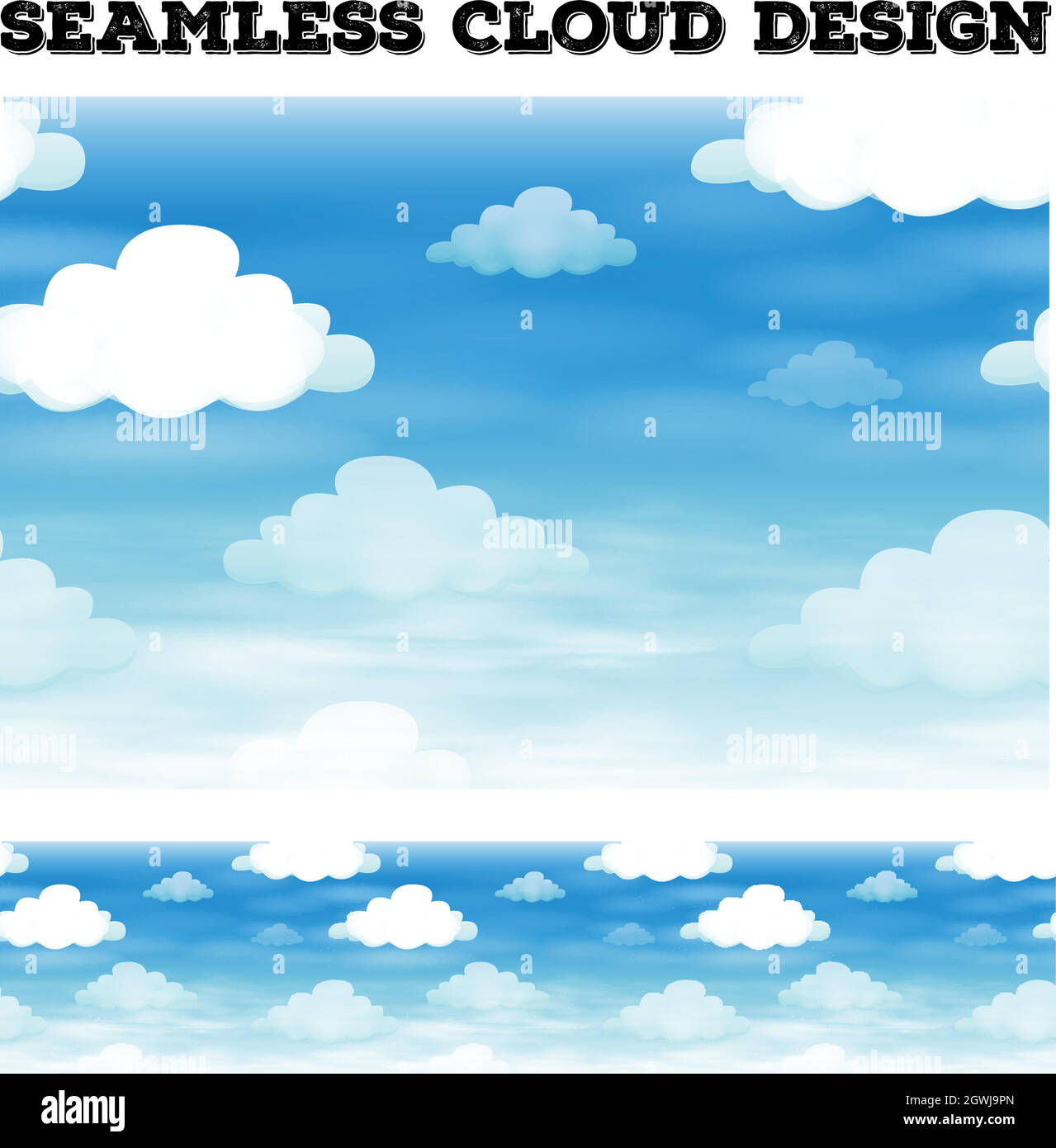 Blue sky cloud Stock Vector Images - Alamy