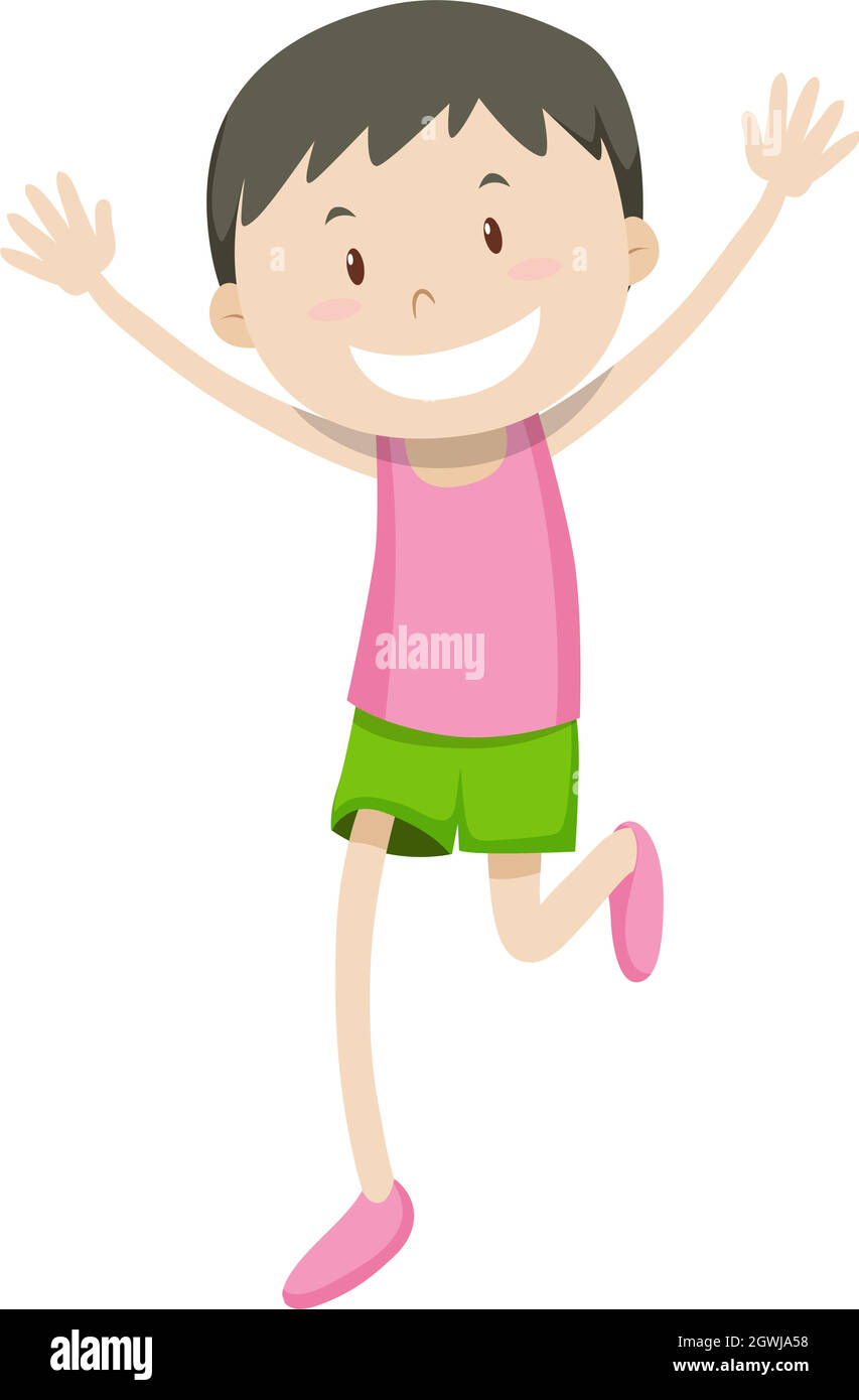 Happy Person Alone
