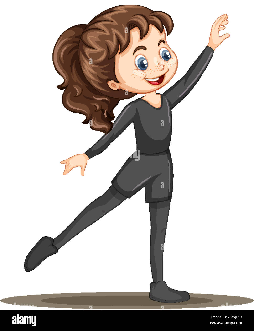 Drawing of a ballet dancer hi-res stock photography and images - Alamy